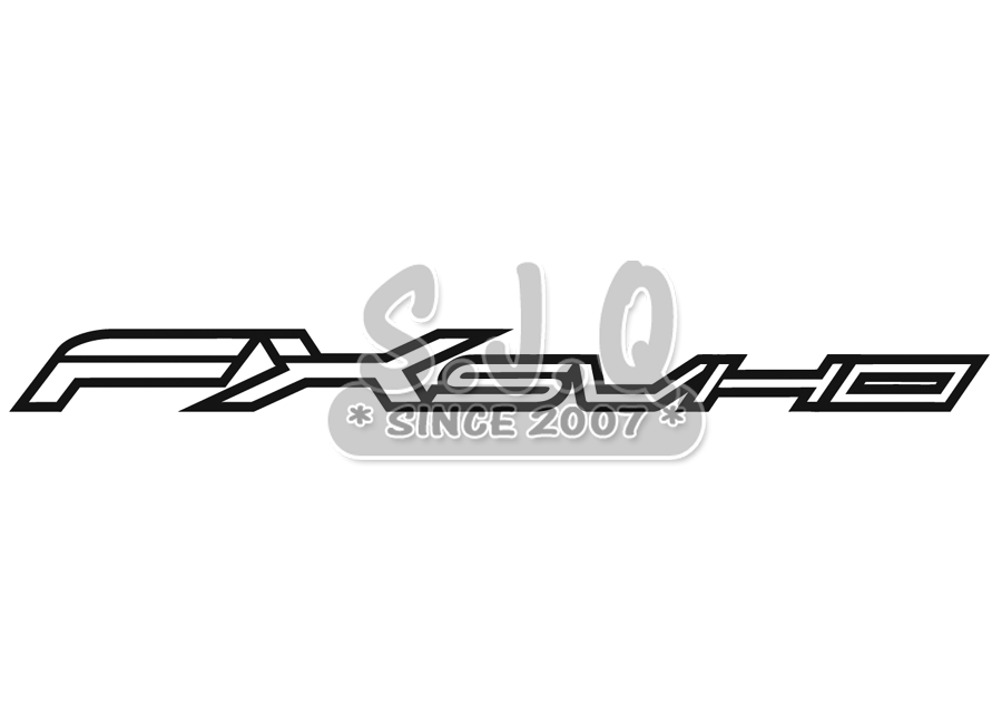 Sticker jetski yamaha FX SVHO | boutique en ligne autocollant et ...