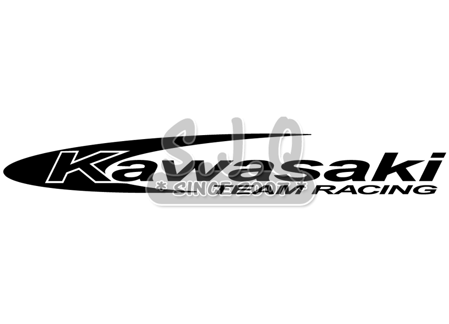 Sticker jetski kawasaki TEAM RACING | boutique en ligne autocollant et ...